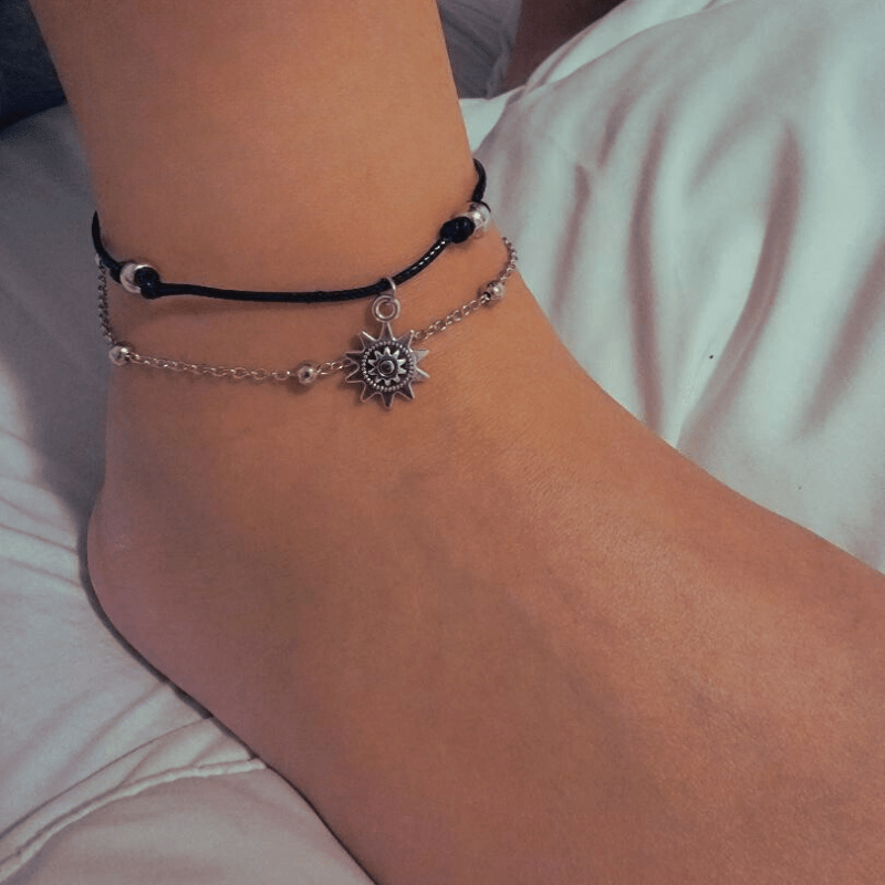 Vintage Boho Multi Layer Sun Anklet Ankle Bracelet – Fashion Hut Jewelry